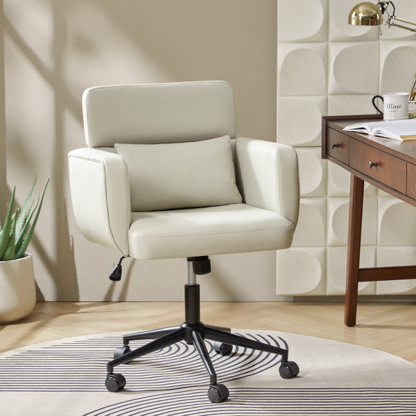 Inbox Zero Norven 25.5'' W Modern Tilting Office Chair with Adjustable Backrest | Wayfair